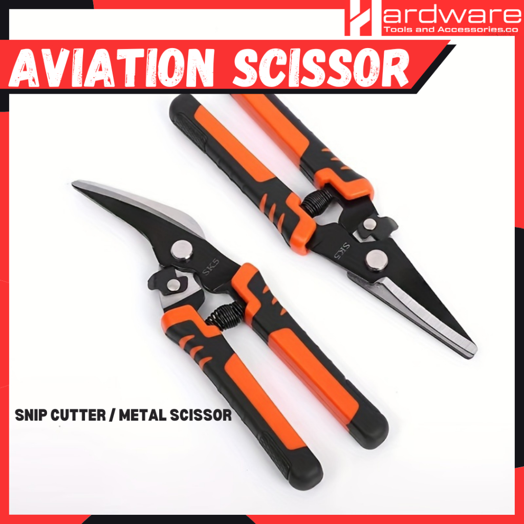 Multi-Purpose Industrial Strength Aviation Metal Shears Tin Snip Scissor Hardware Tools | Shopee ...