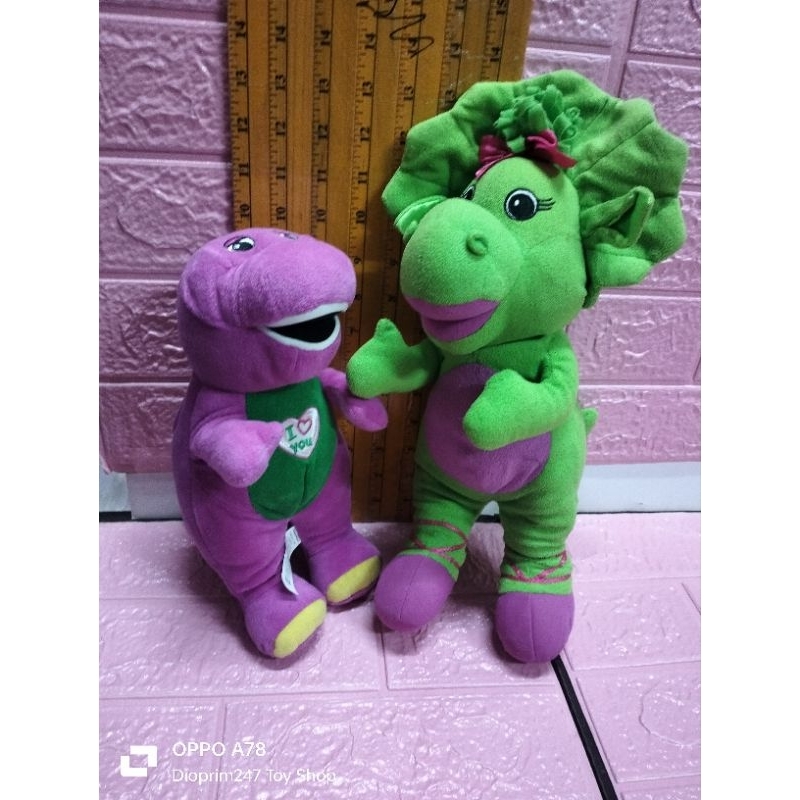 Barney Dinosaur stuffedtoy | Shopee Philippines