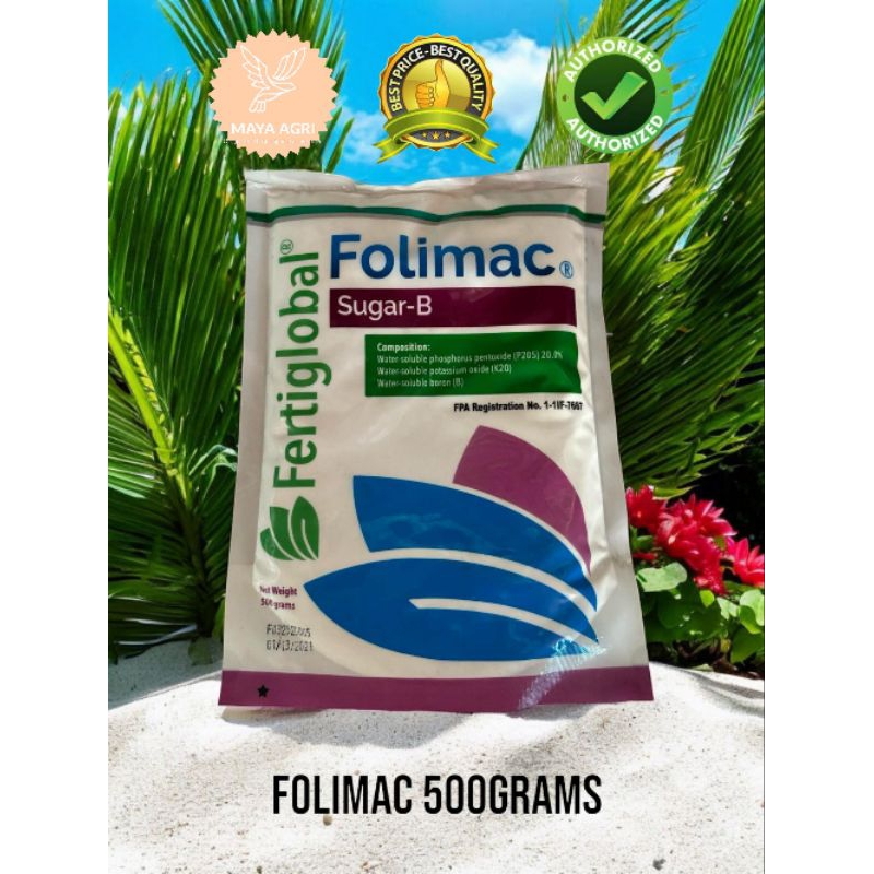 Folimac Sugar-B Foliar Fertilizer 500 Grams by AVC | Shopee Philippines