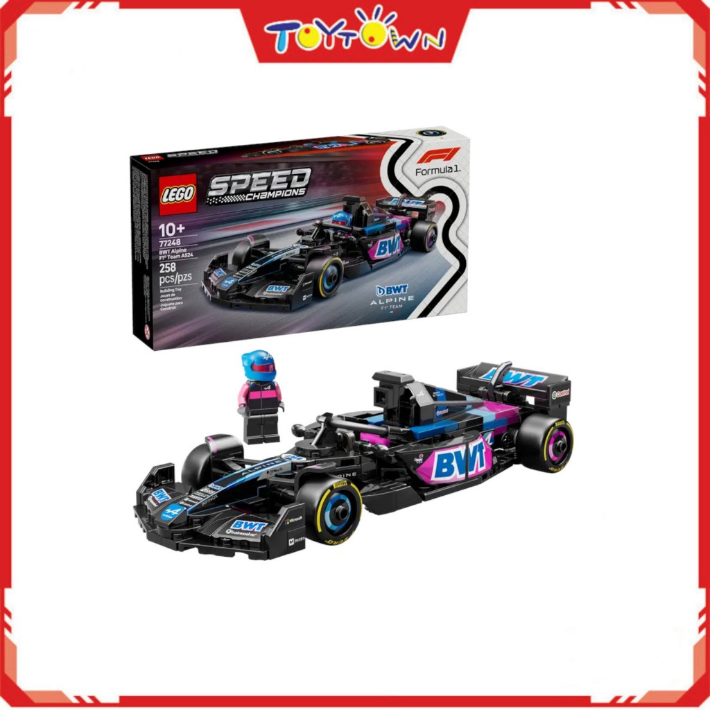 LEGO Speed Champions BWT Alpine F1 Team A524 Race Car Toy | Shopee ...