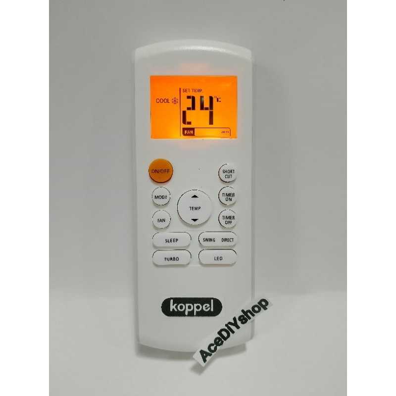Koppel Supper Inverter Split type Remote | Shopee Philippines