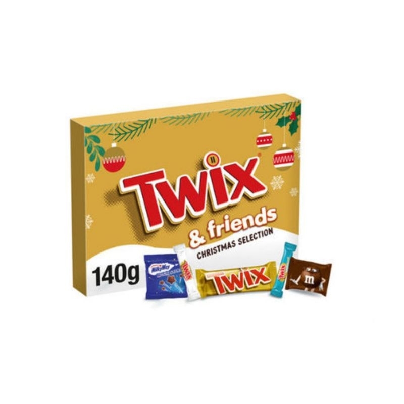 Twix & Friends Chocolate Medium Christmas Selection Box 140g | Shopee ...