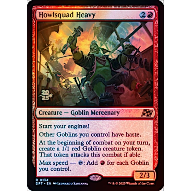 Howlsquad Heavy (pr foil) - DFT - Rare - MTG Cards (WotC) | Shopee ...