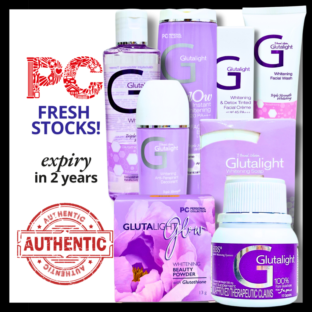 Glutalight Instant Whitening Lotion Deodorant Facial Wash Tone Creme ...