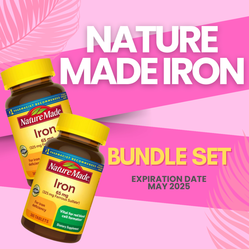 NATURE MADE IRON BUNDLE SET (2 BOTTLES) | Shopee Philippines