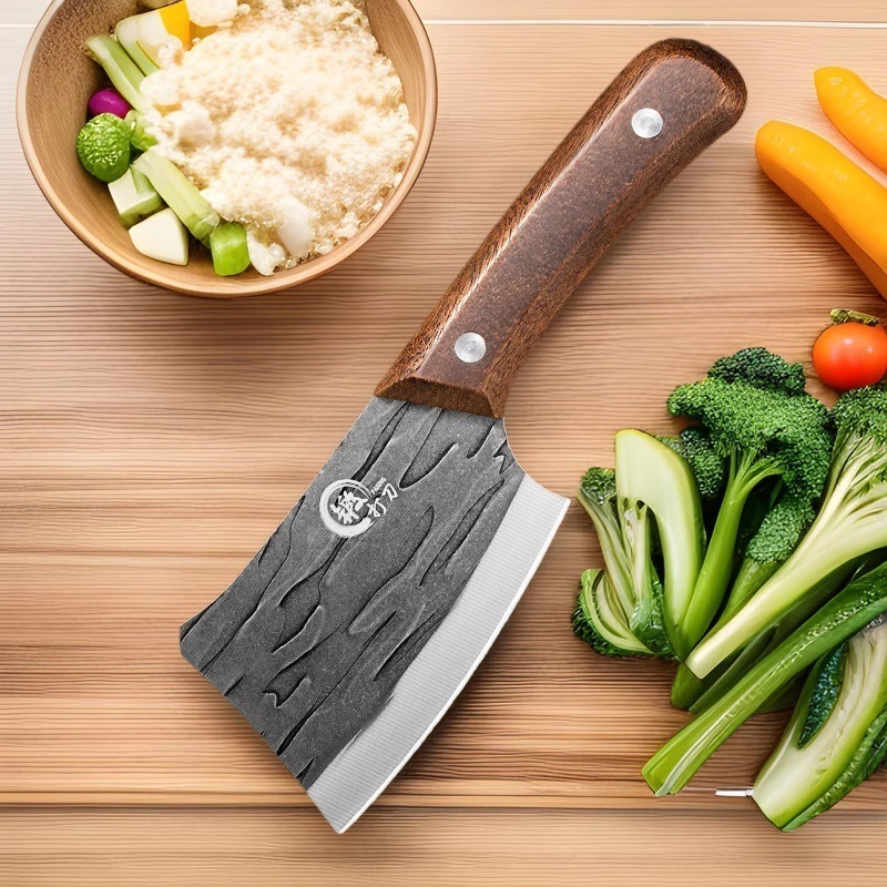 Handmade Kitchen Knife Stainless Steel Chef Chopper Cooking Knife ...