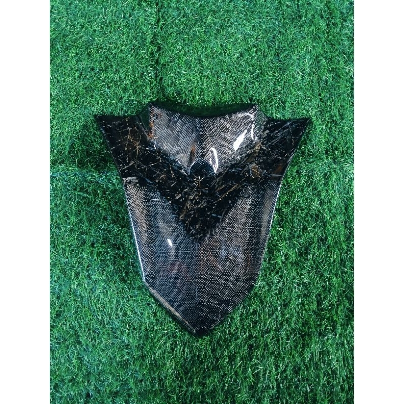front cover small v for aerox 155 v2 (ORIGINAL CARBON) | Shopee Philippines