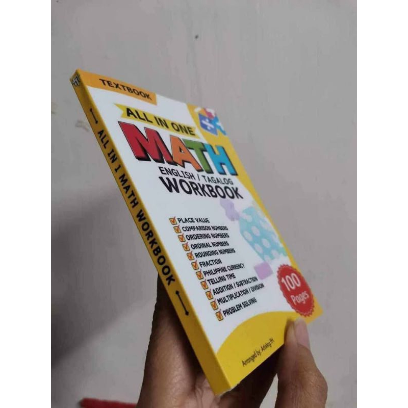 MATH WORKBOOK | FOR KIDS | ENGLISH | TAGALOG | BOOKLET | BOOK ...