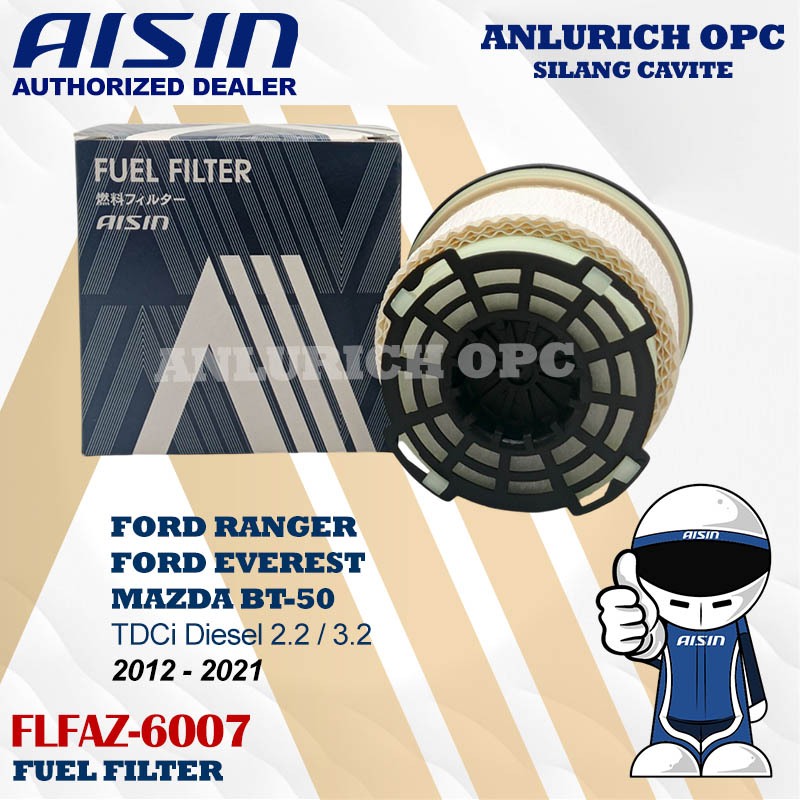 AISIN FUEL FILTER FORD RANGER/EVEREST/MAZDA BT-50 TDCi 2.2 / 3.2 2012 ...