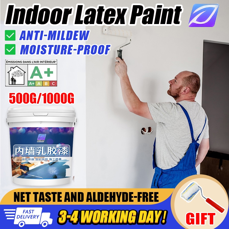 Interior Latex Paint 1000G/500G Mold-Resistant Coating, Formaldehyde ...