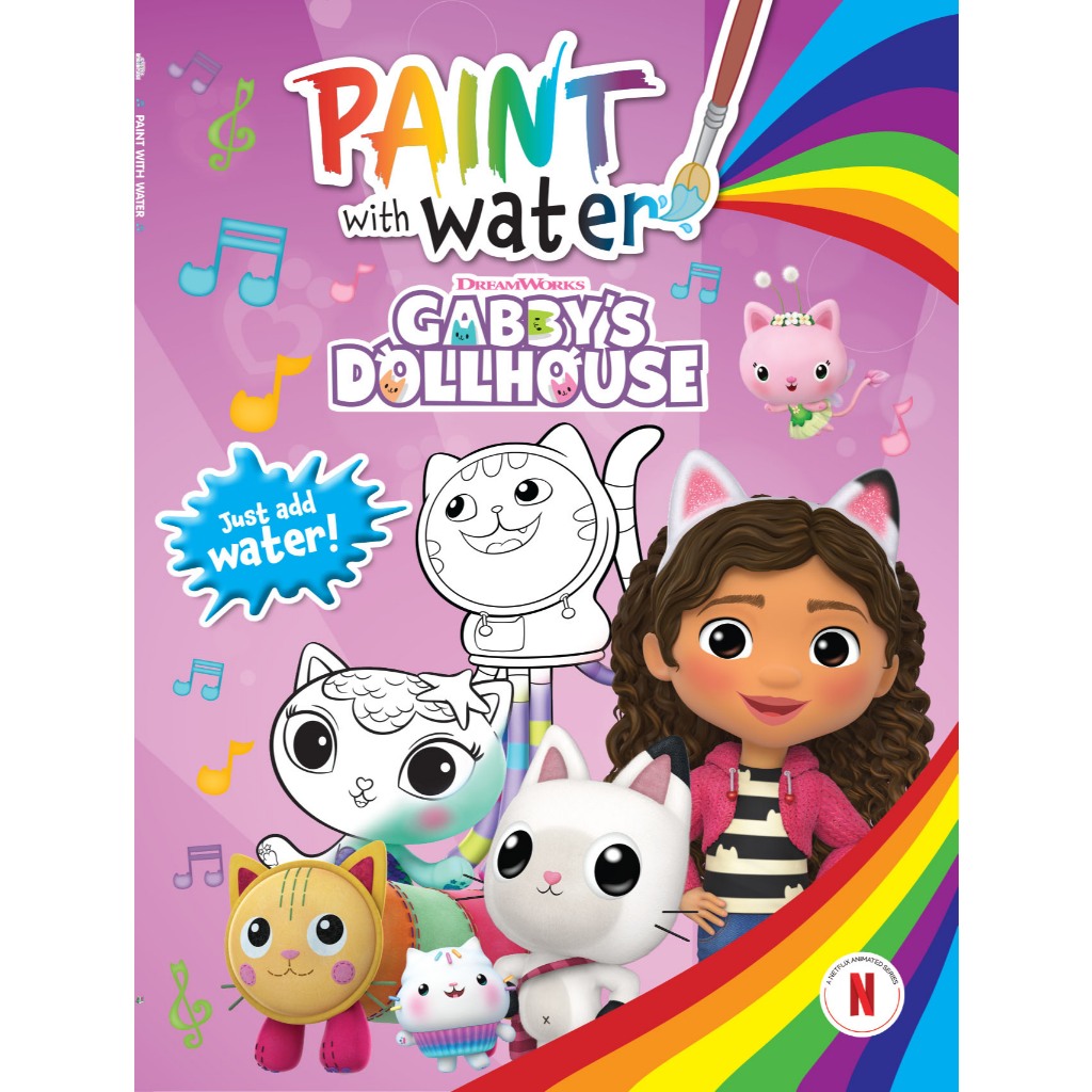 GABBY'S DOLLHOUSE PAINT WITH WATER | Shopee Philippines