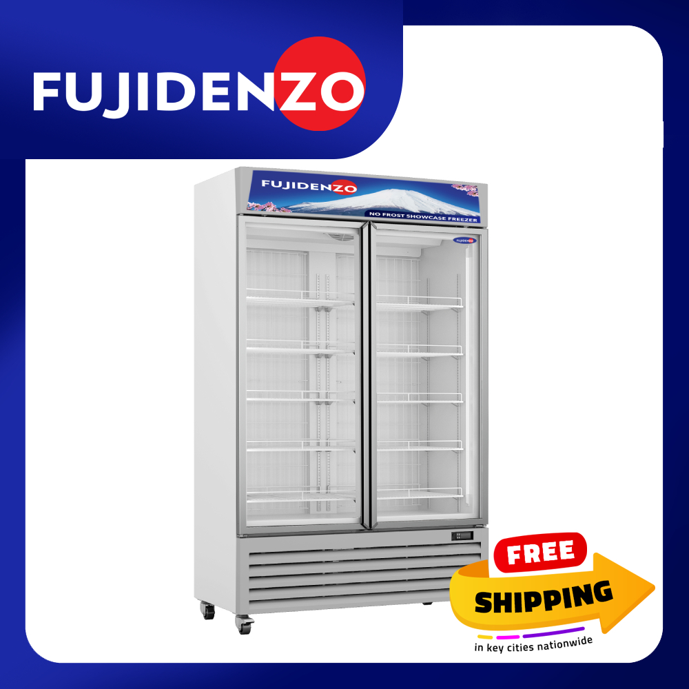 Fujidenzo 28 cu. ft. Two-Door Upright Showcase Freezer SFD-280I ...