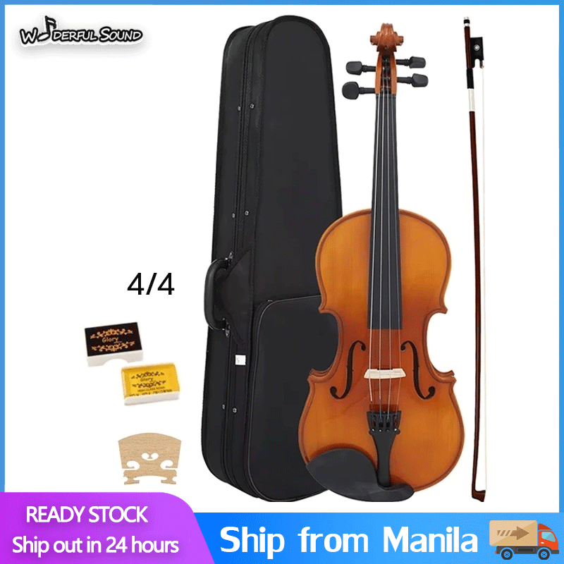 Professional violin 4/4 full set of rosin violin with free packaging ...