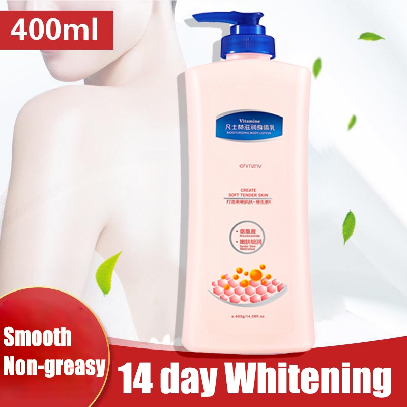 DEVNEN 400ML Vaseline Whitening Body Lotion Skincare Healthy Vitamin E ...