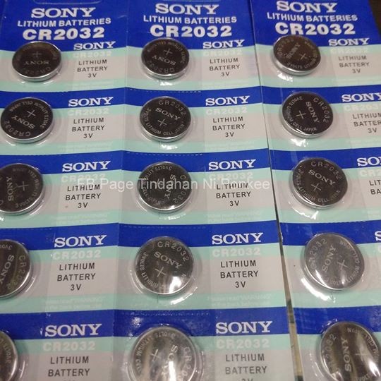 Sony CR2032 cr2302 cr 2032 Button Lithium Battery Cmos Cell High ...