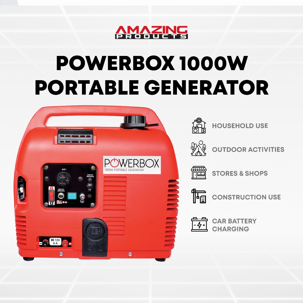 Powerbox 1000W Portable Generator | Shopee Philippines