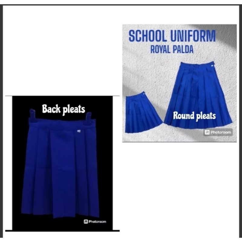 Palda uniform available(back pleats-round pleats) | Shopee Philippines