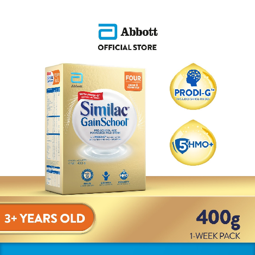 Similac Gainschool 400g for Kids Above 3 Years Old Powdered Milk Drink ...