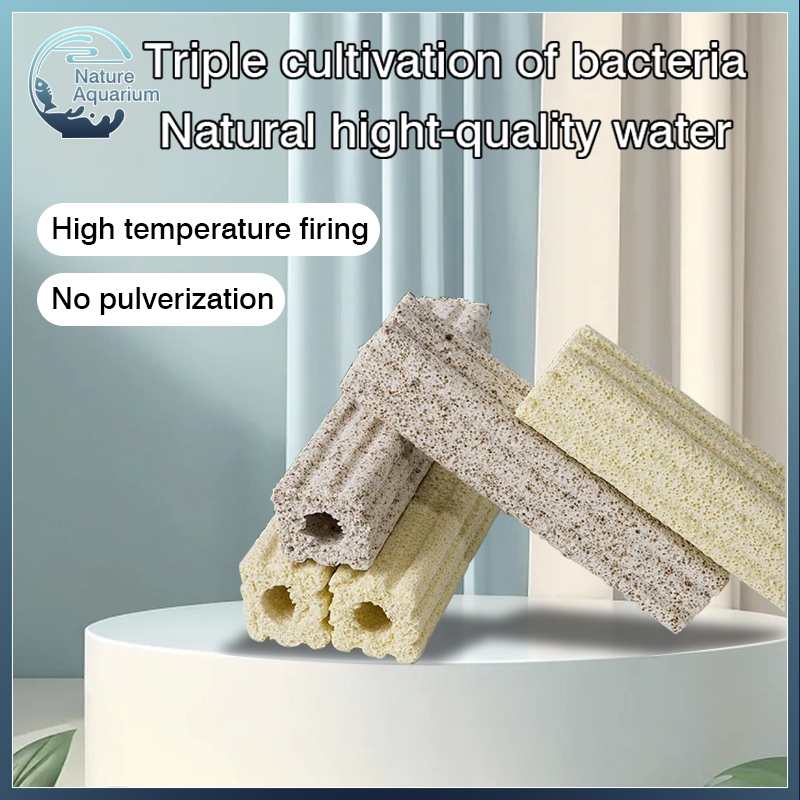 Bakki Roll Biological Aquarium Filter Media Pond Filter Lava Ring ...