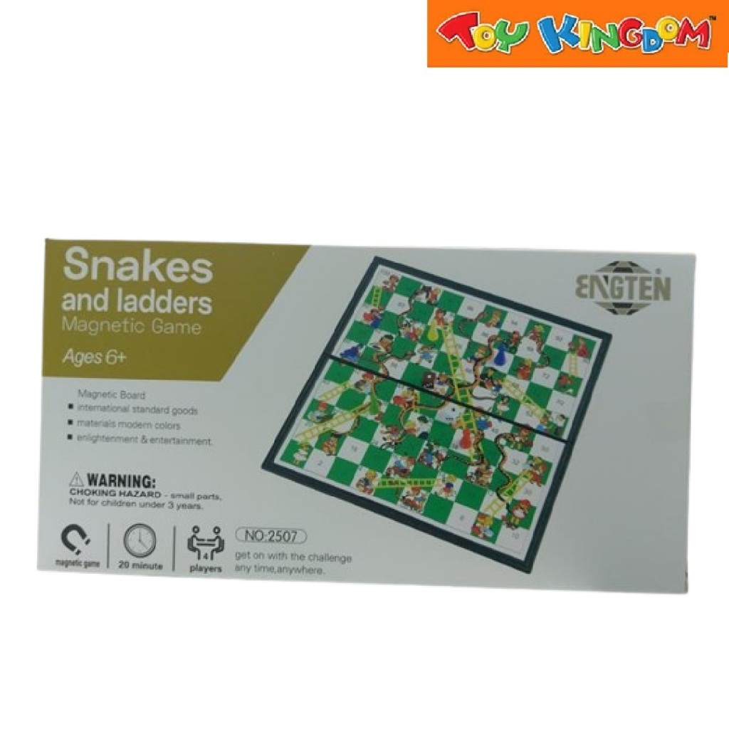 Snakes And Ladders Magnetic Board Game | Shopee Philippines