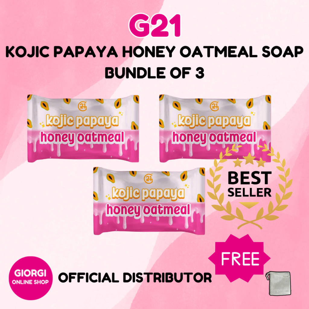 G21 Kojic Papaya & Honey Oatmeal Mini Soap | 3 pcs bundle | Trending ...