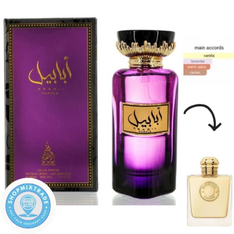 Ababil Purple EDP 100ml By Aalam Al Zaafran (Bberry Goddess Alternative ...
