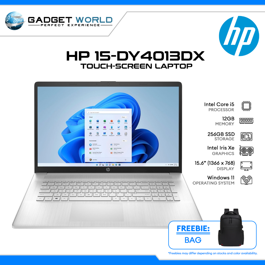 HP 15-dy4013dx 15.6" Touch Screen Laptop Intel Core i5 12GB RAM/256GB ...
