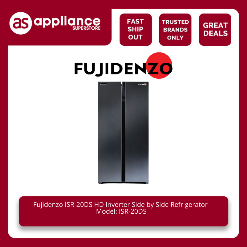 Fujidenzo ISR-20DS HD Inverter Side by Side Refrigerator | Shopee Philippines