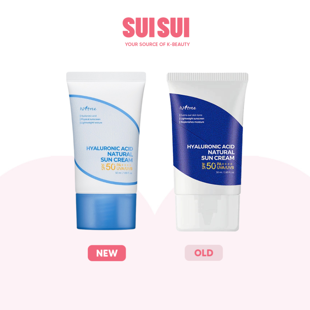 ISNTREE Hyaluronic Acid Natural Sun Cream SPF 50+ PA++++ 50ml [Sunscreen | Sunblock] | Shopee ...