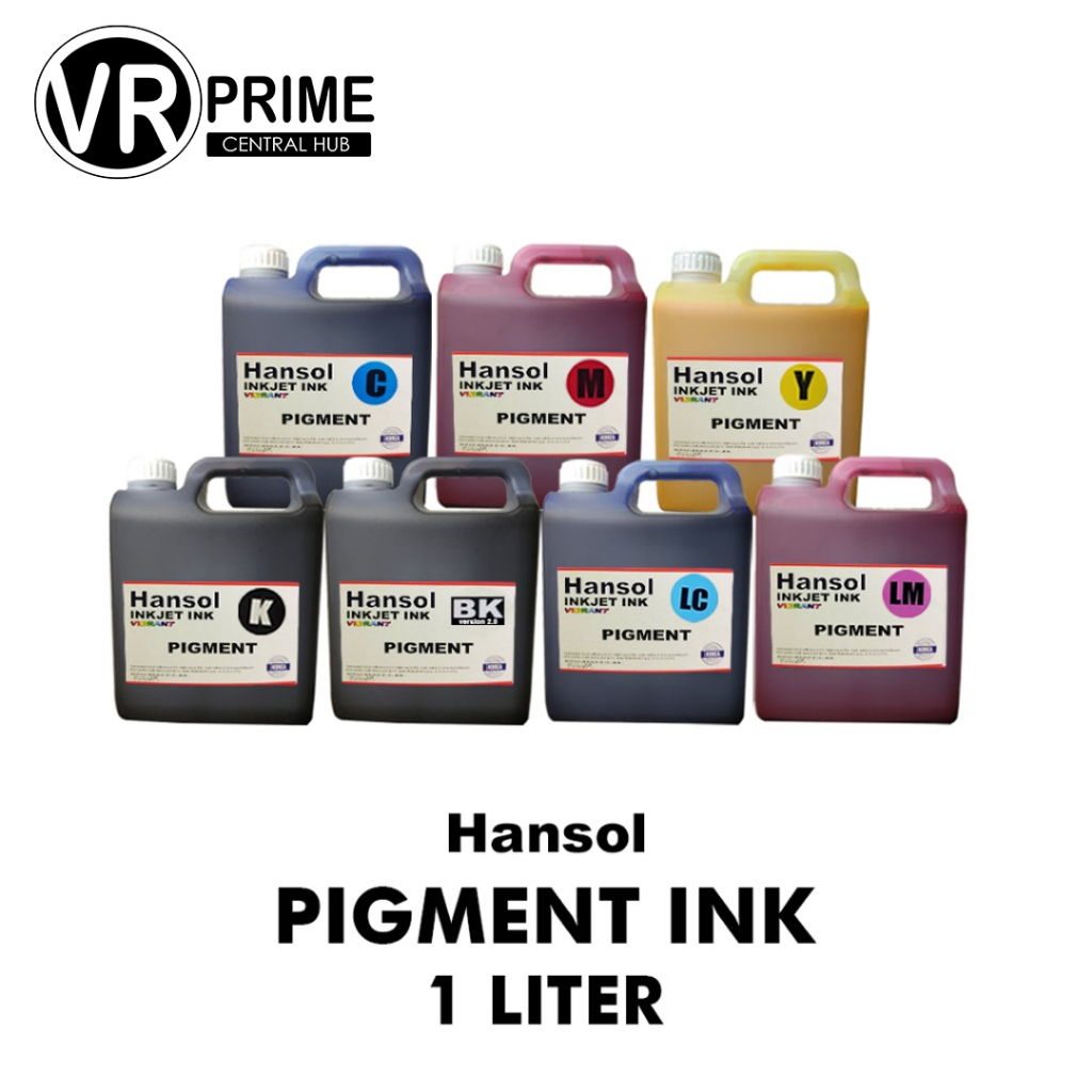 Hansol Universal Pigment Ink - 1liter - for printer refill ink | Shopee ...