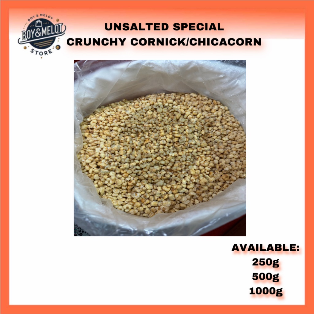 Unsalted Special Crunchy Cornick/Chicacorn | Shopee Philippines