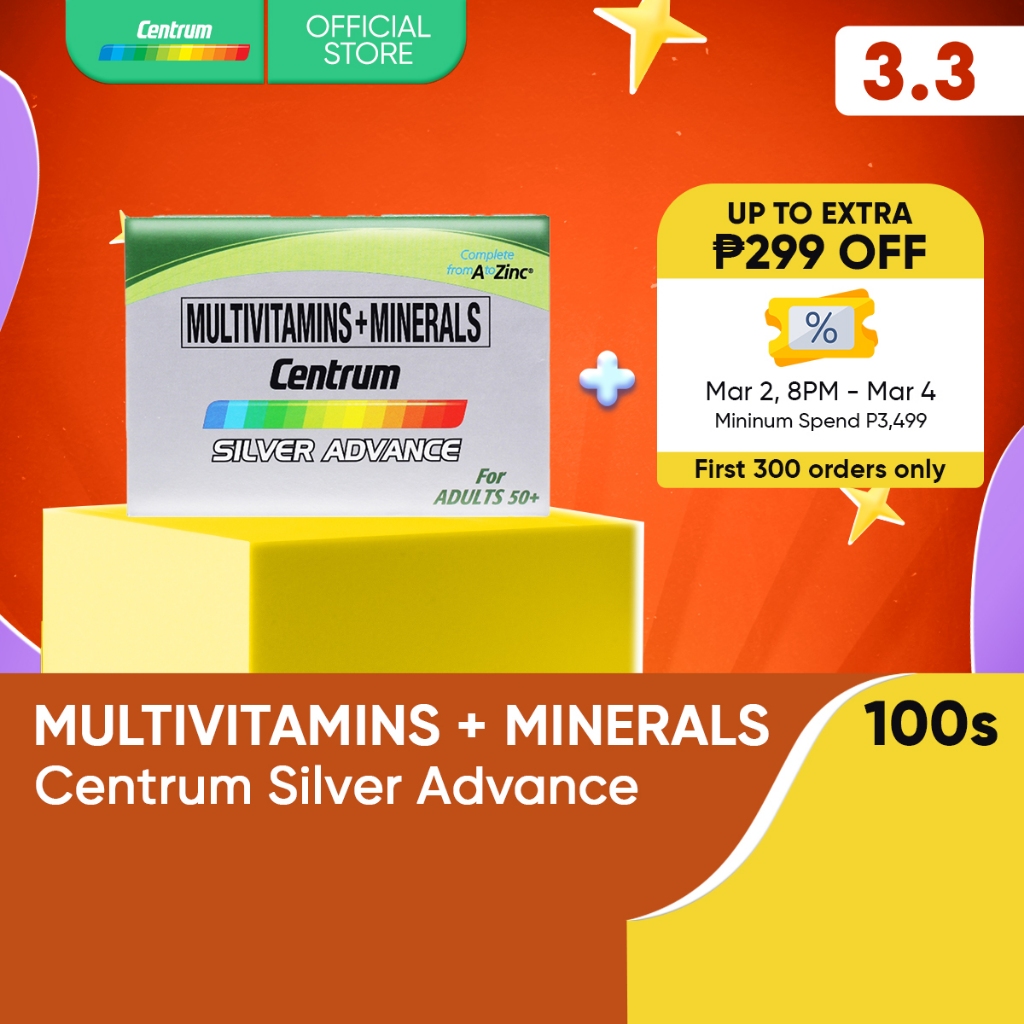 Centrum Silver Advance 100s Multivitamins and Minerals | Shopee Philippines