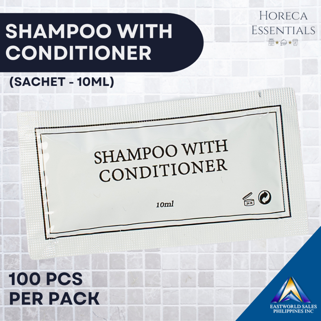 Hotel Shampoo w/ Conditioner | EWS Eastworld 10ml Sachet for Spa ...