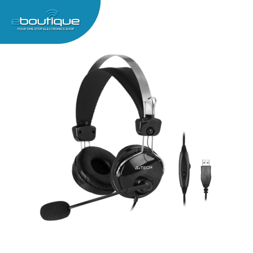 A4TECH USB Headset With Mic (HU-7P) | Shopee Philippines
