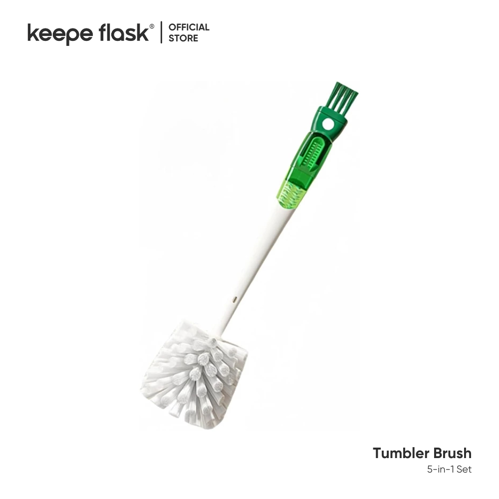Keepe Flask Tumbler Brush 5-in-1 Versatile Flat Corner Cleaning Brush ...