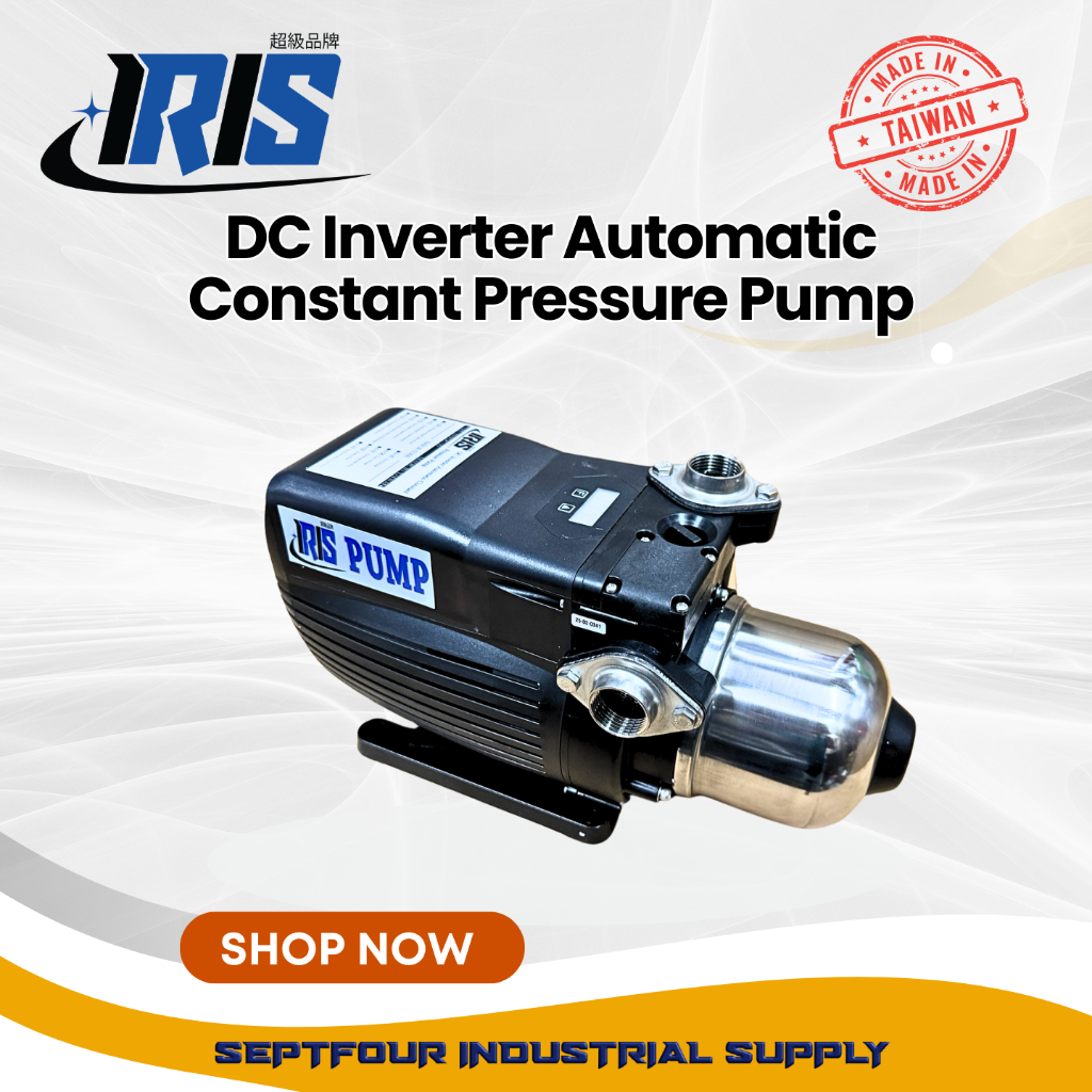 IRIS 1/2Hp DC Inverter Automatic Constant Pressure/Booster Pump - Made ...