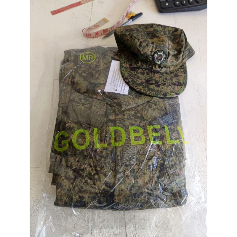 PHILARPAT(GOLDBELL/UWC)UPPER AND LOWER ARMY UNIFORM | Shopee Philippines