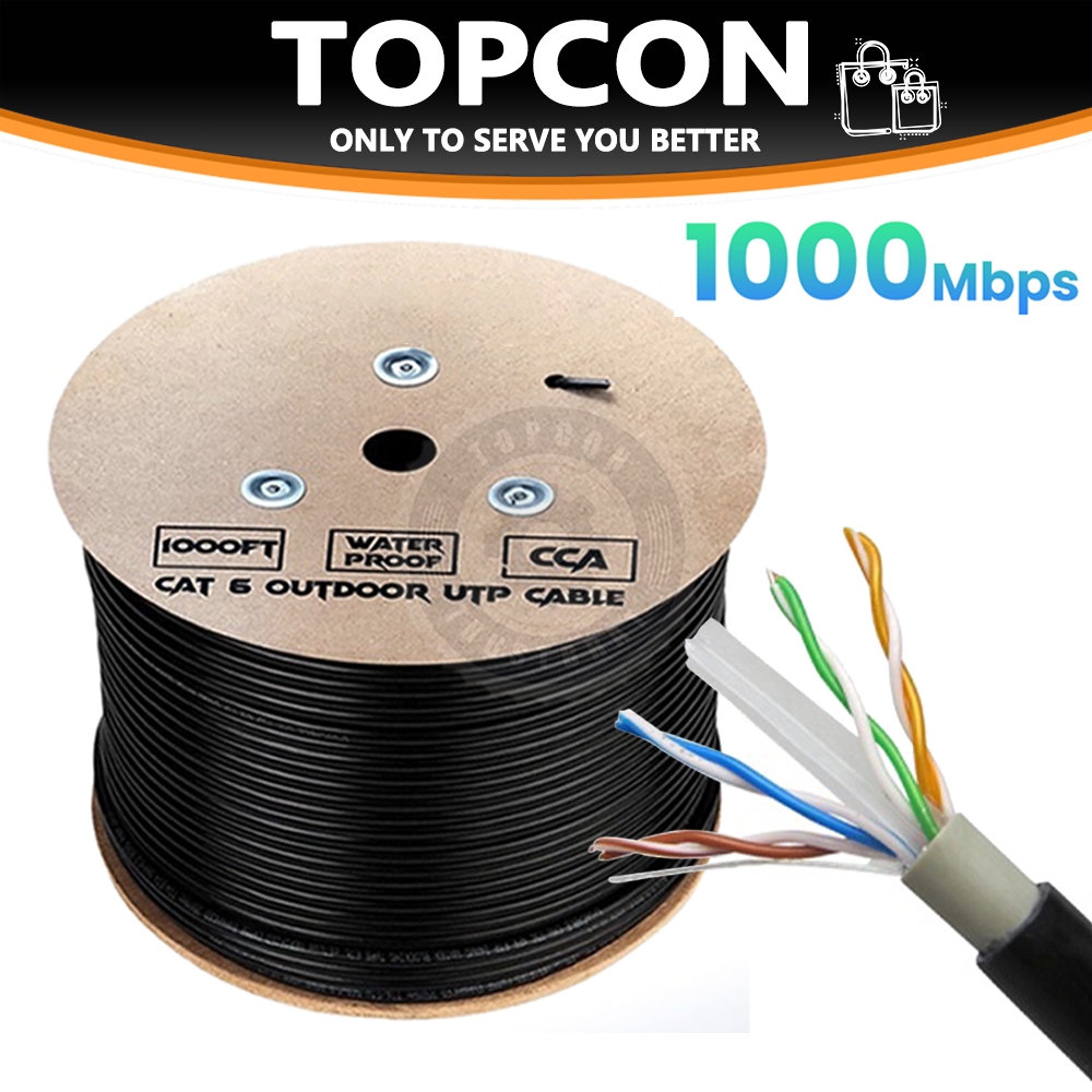300M CAT6 Lan Cable Outdoor Cable UTP Waterproof Ethernet Cable ...