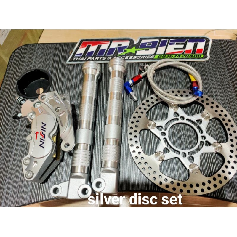 NISSIN CALIPER 4POT SET 220MM DISC FOR MIO SPORTY/FINO/SOULTY/M3 4HOLES ONLY | Shopee Philippines