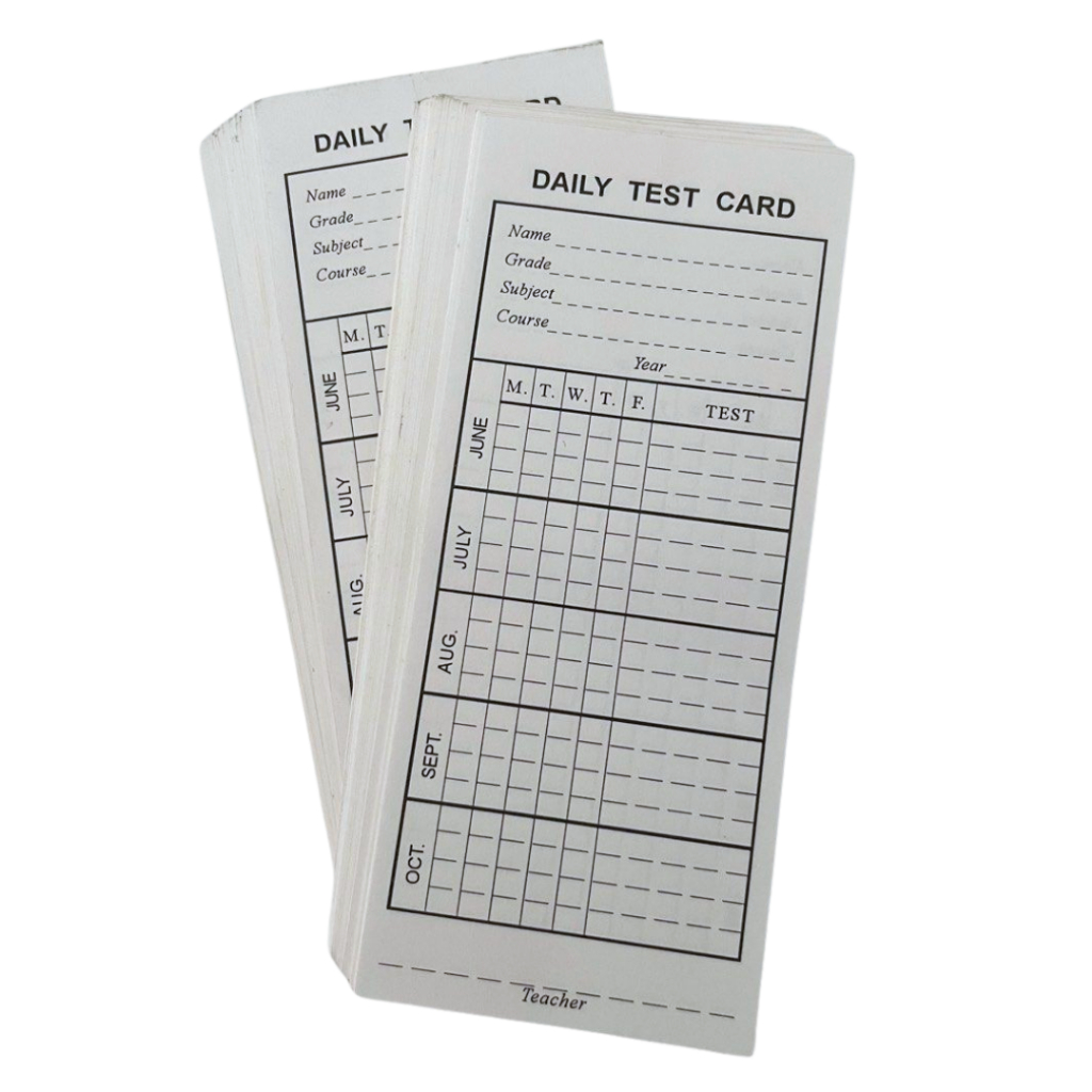 Daily Test Card | declutt3r | Shopee Philippines