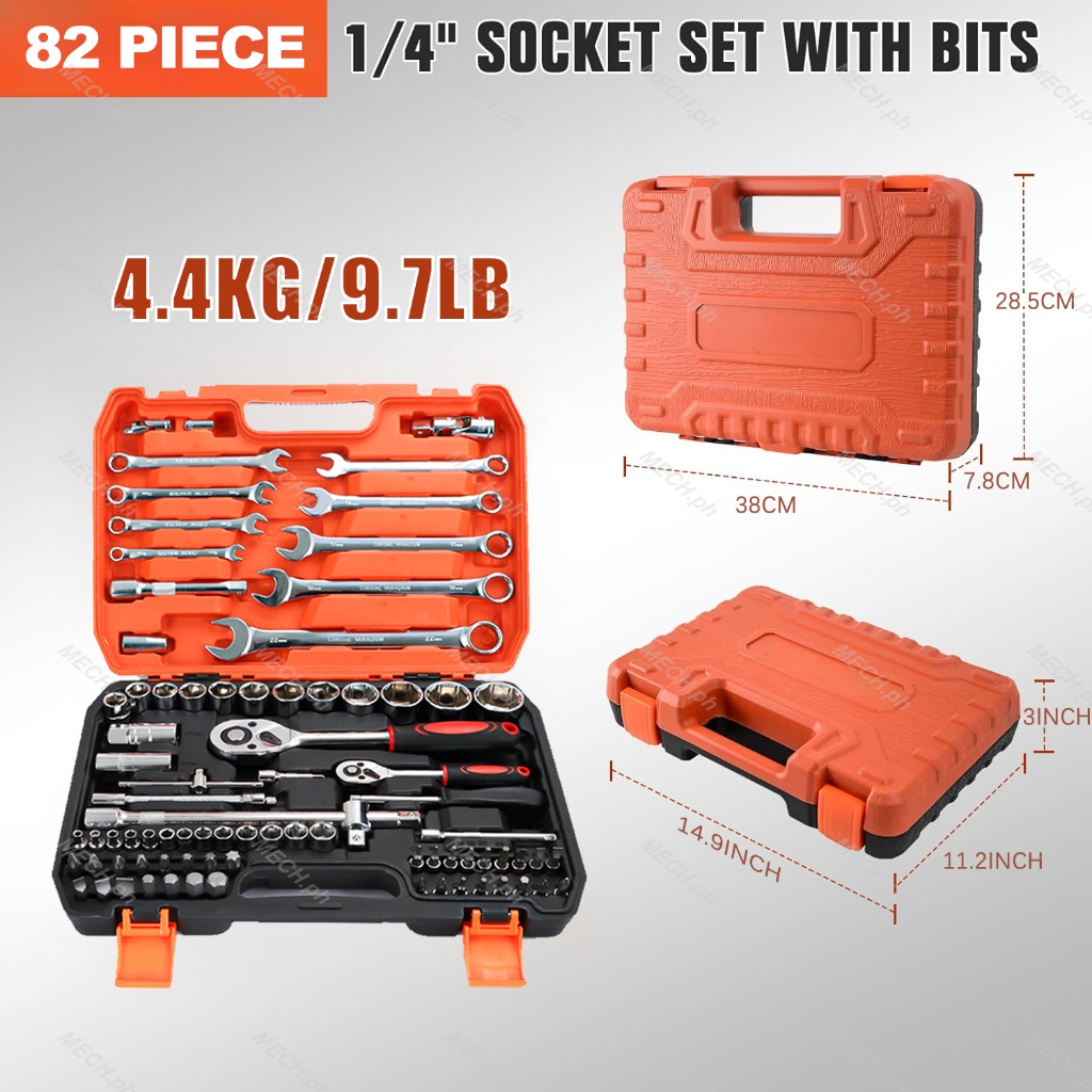Socket Wrench Set for Versatile Use 82Pcs | Shopee Philippines