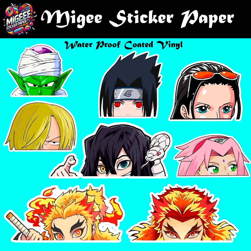 RANDOM ANIME PART3 2x2 inches (SOLD PER PIECE) | Shopee Philippines