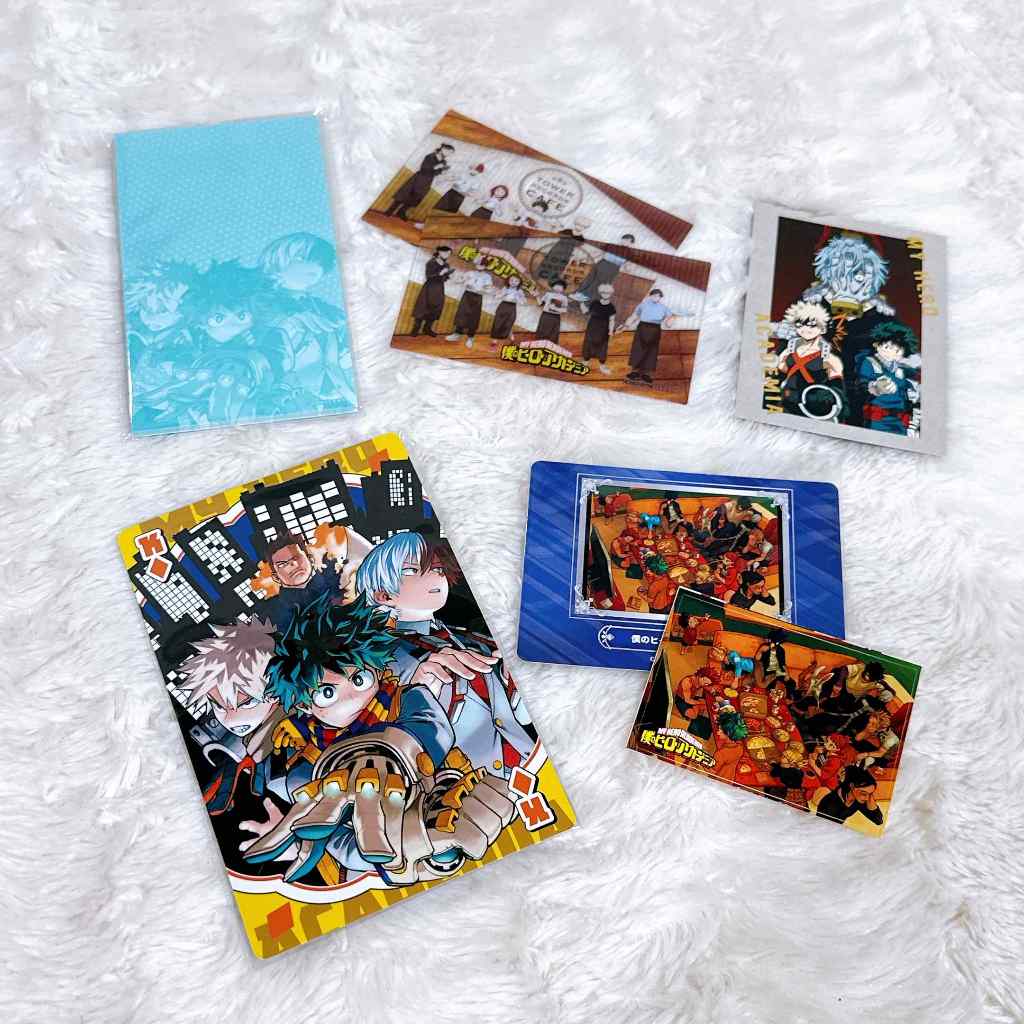 OFFICIAL My Hero Academia MHA BNHA Boku No Mixed Character Paper Merch ...