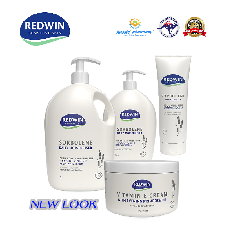 Redwin Sorbolene Moisturiser with Vitamin E 100g/550ml/1.1L | Shopee ...