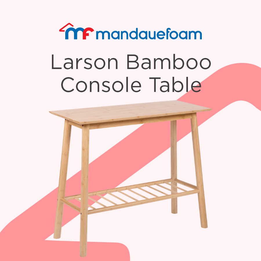 Mandaue Foam Larson Bamboo Console Table | Shopee Philippines