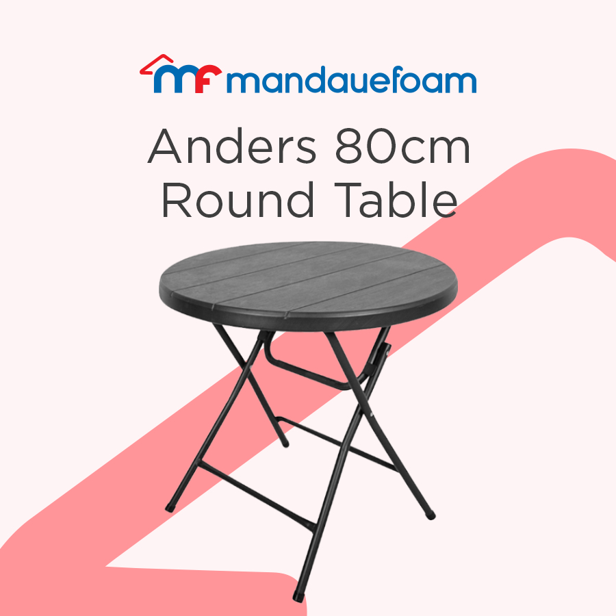 Mandaue Foam Anders 80cm Round Table | Shopee Philippines