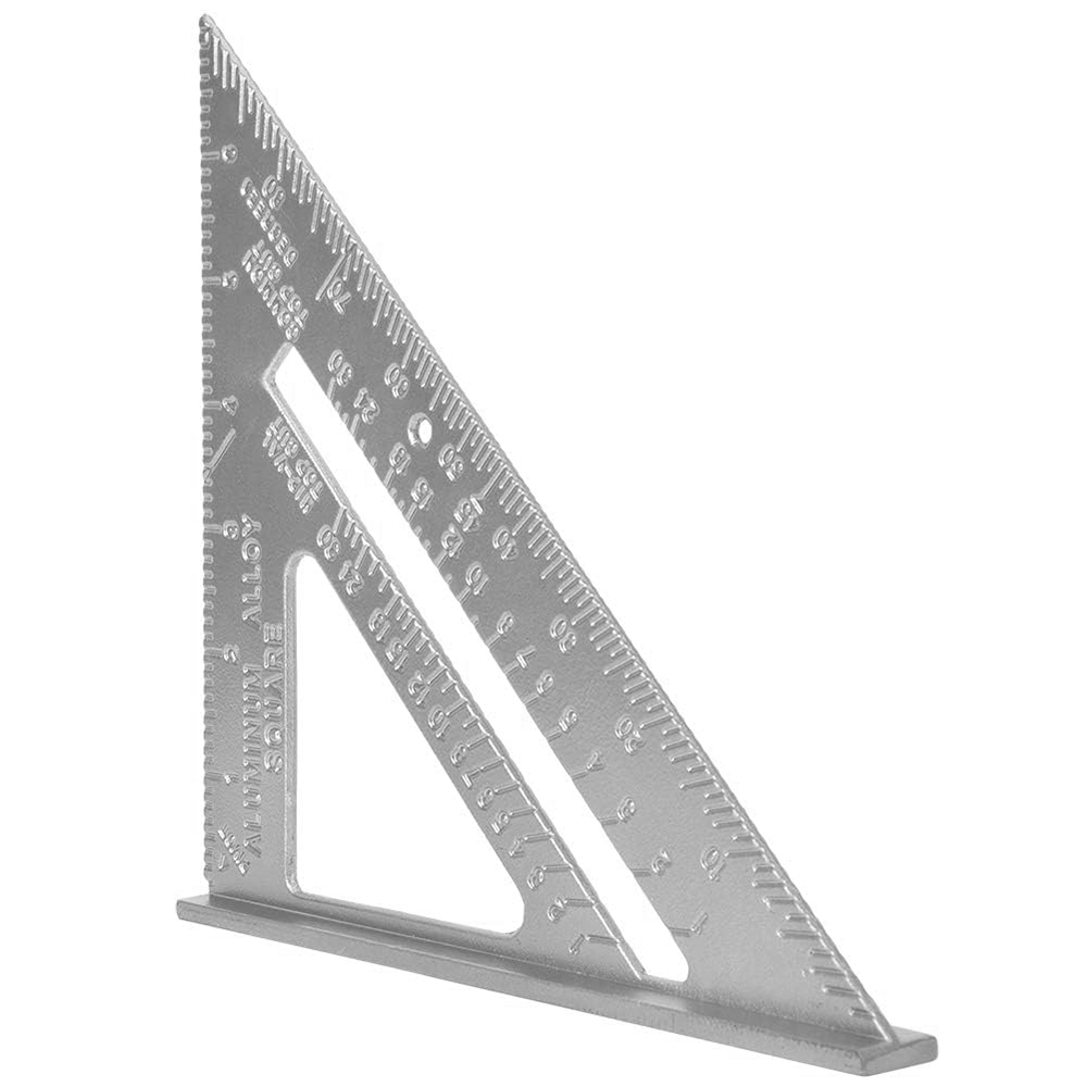 JLD Triangle Ruler 7-Inch Speed Square Layout Tool Aluminum Alloy ...
