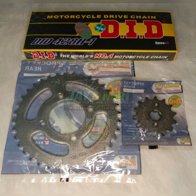 Suzuki Smash 115 / Shogun 125 Makoto Sprocket w/ Did Chain | Shopee ...
