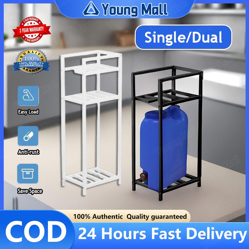 Thickened 3 Layer Water Rack Water Container Rack Carbon Steel Water ...