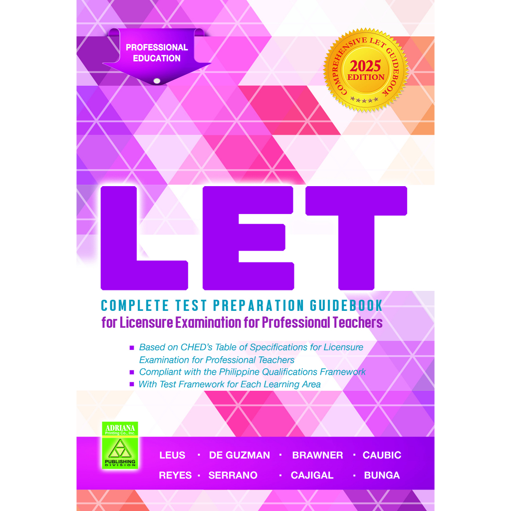 LET REVIEWER PROF ED c2025: Complete Test Preparation Guidebook for ...